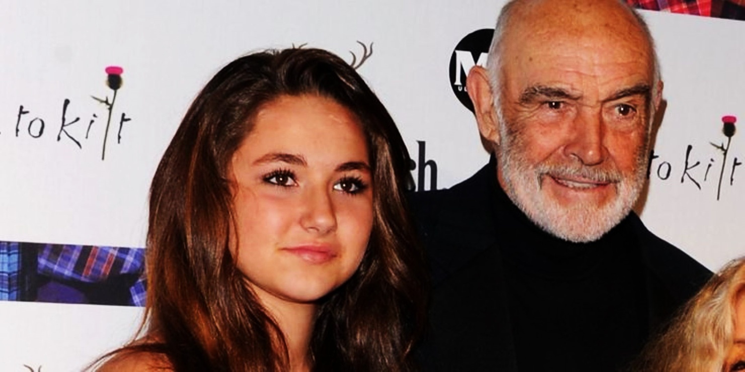 Sean Connery with granddaughter Sakia