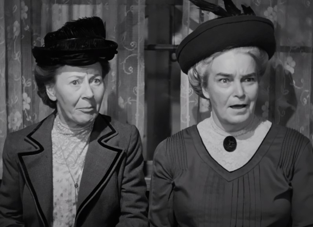 Edith Evanson and Hope Landin
