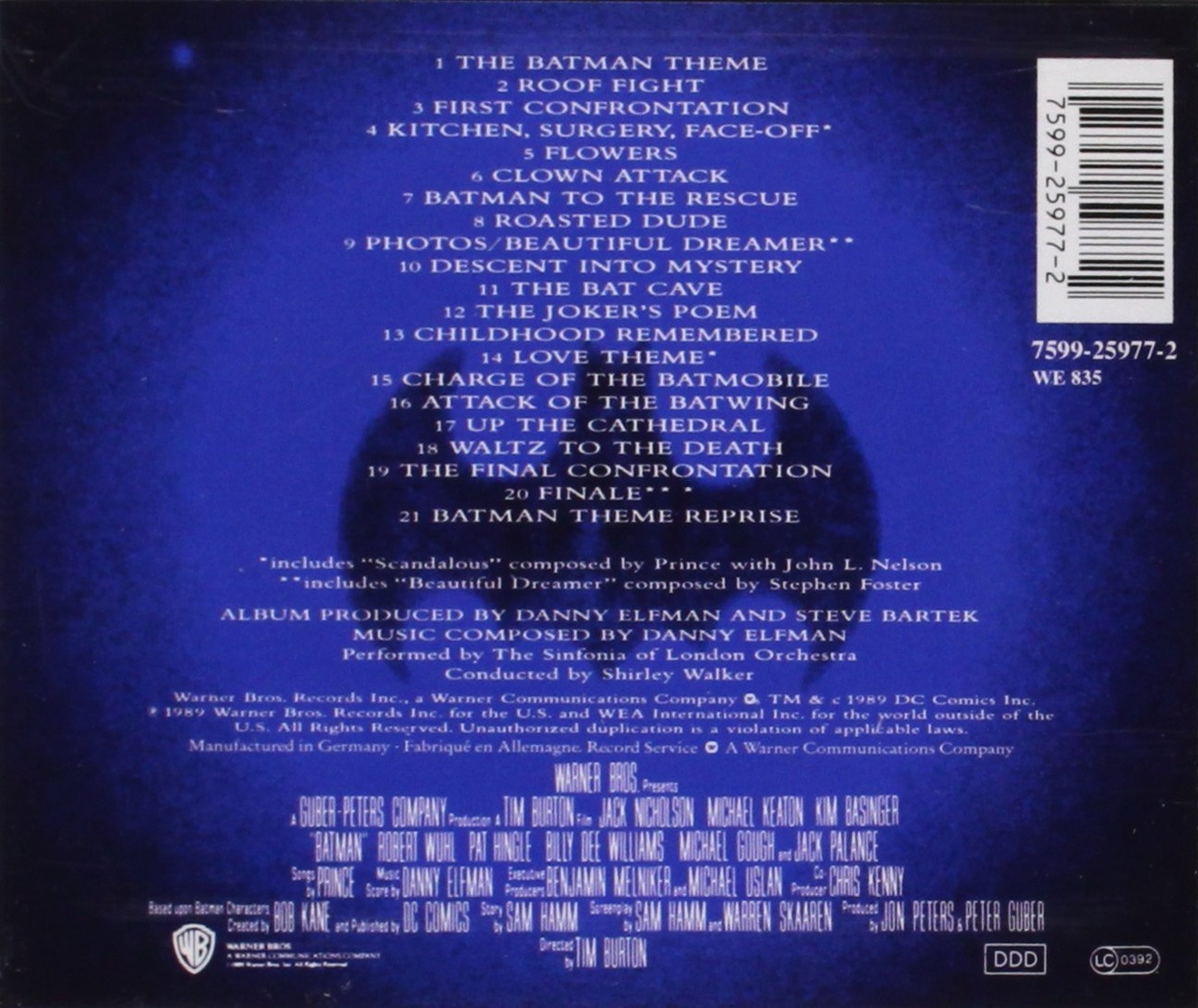 Picture of Batman (Original Motion Picture Score)