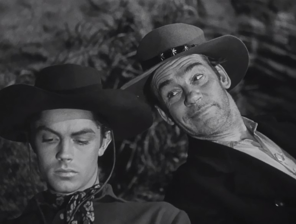 Jack Buetel and Walter Huston