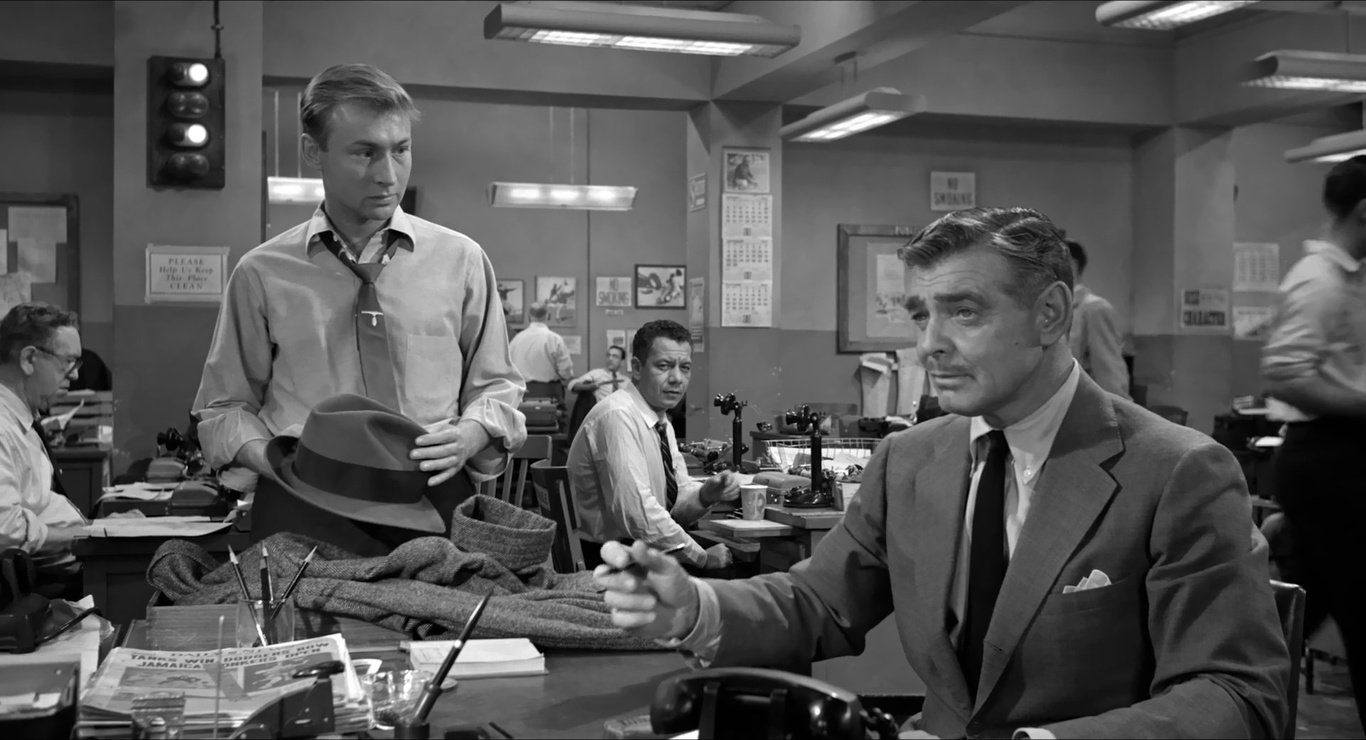 Nick Adams and Clark Gable