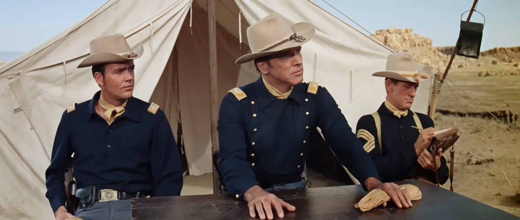 Jim Hutton, Burt Lancaster and John Anderson