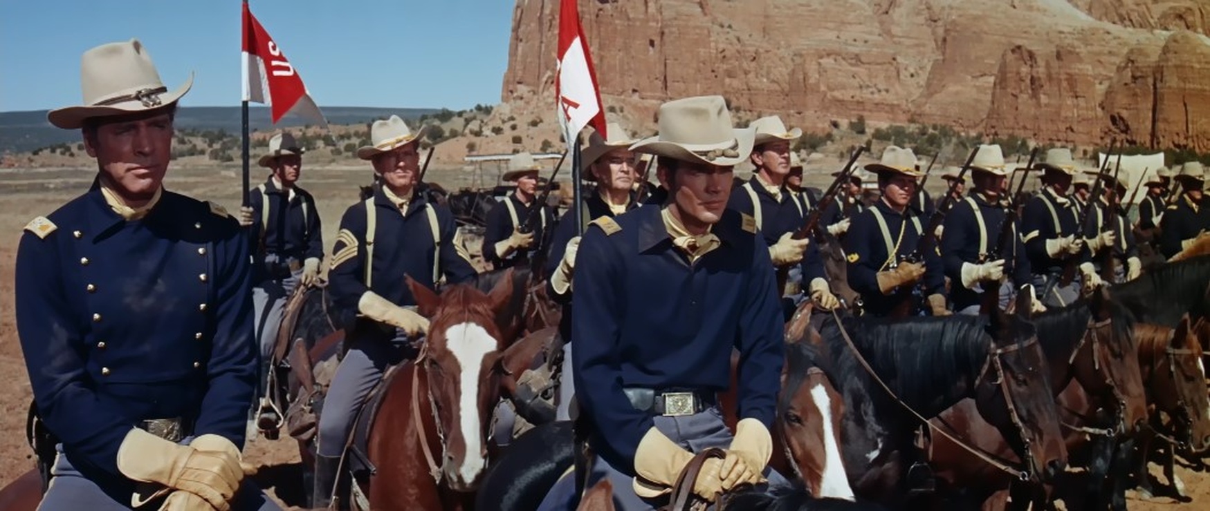 Burt Lancaster, John Anderson and Jim Hutton