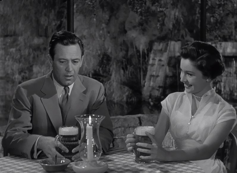 William Holden and Pat Crowley