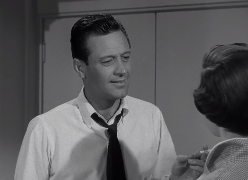 William Holden and Pat Crowley