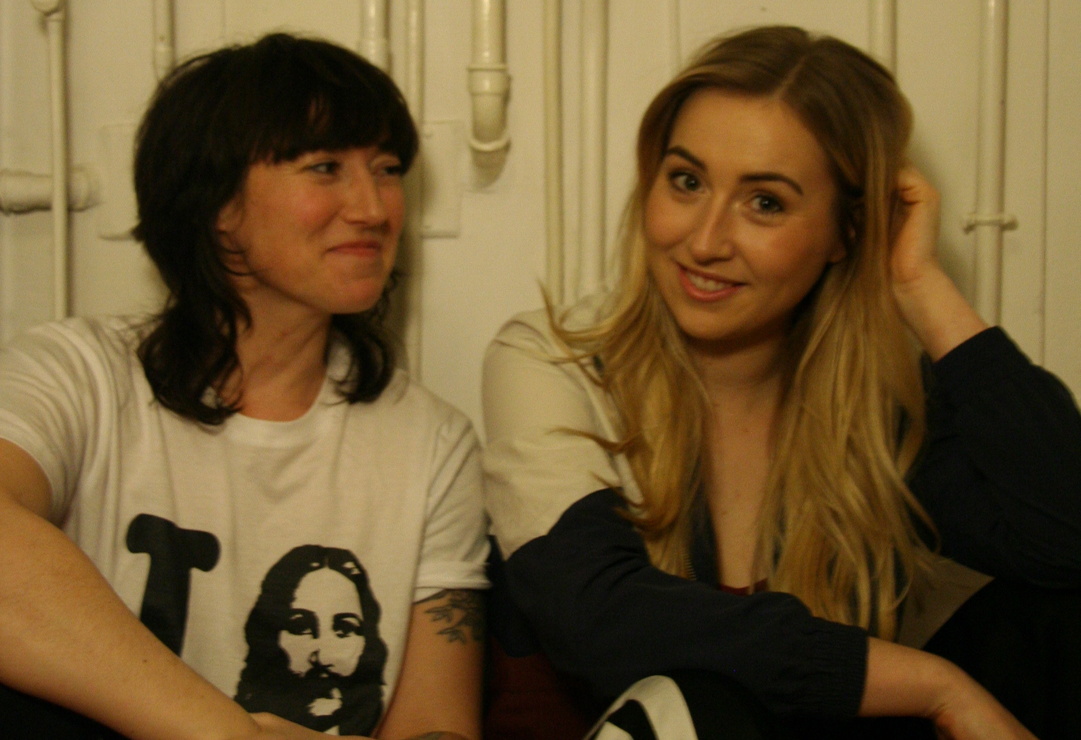 Charlotte Roche and Lena Kupke