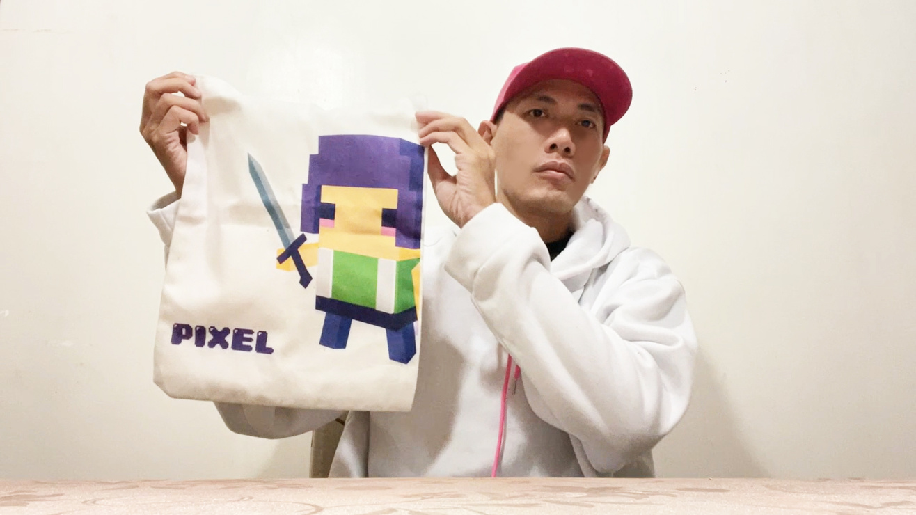 Eco Bag From Pixel My Collection Thank you Po #ido
