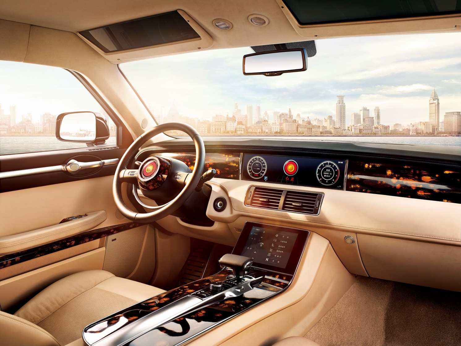 Interior of 2014 Hongqi L5