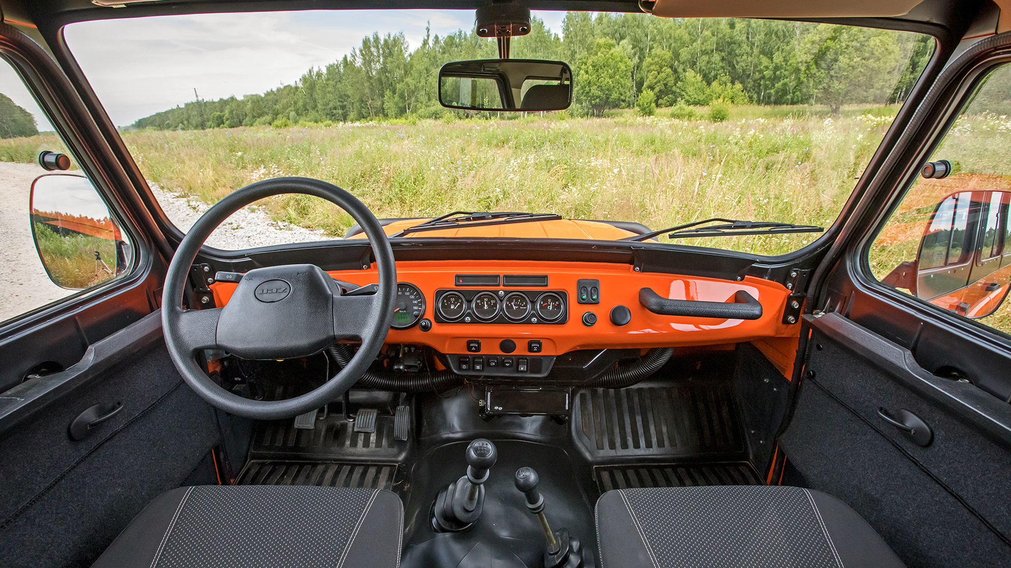 Interior of 2020 UAZ Hunter Expedition