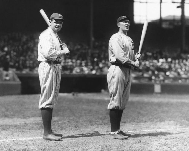 Babe Ruth, Ty Cobb