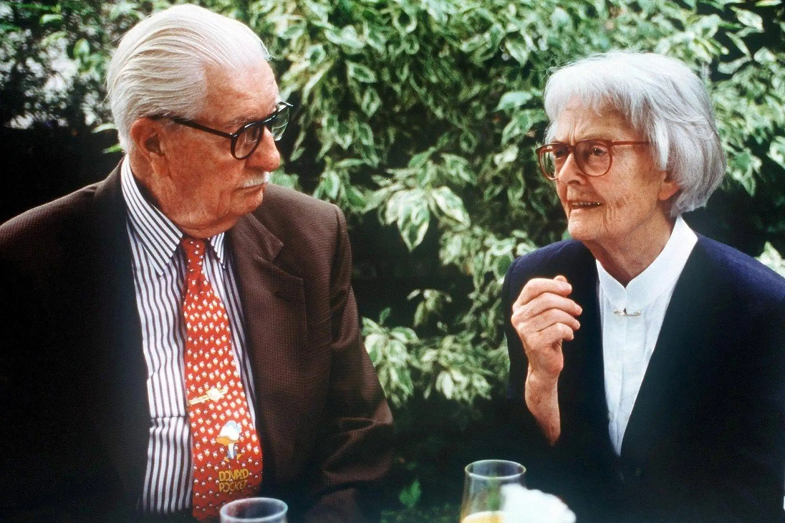 Carl Barks and Dr. Erika Fuchs