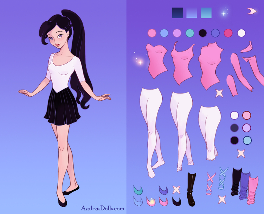 Azalea's Dress up Dolls: Azalea 5