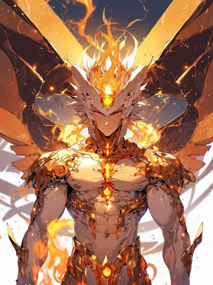 Image of AI Monster (Fire)