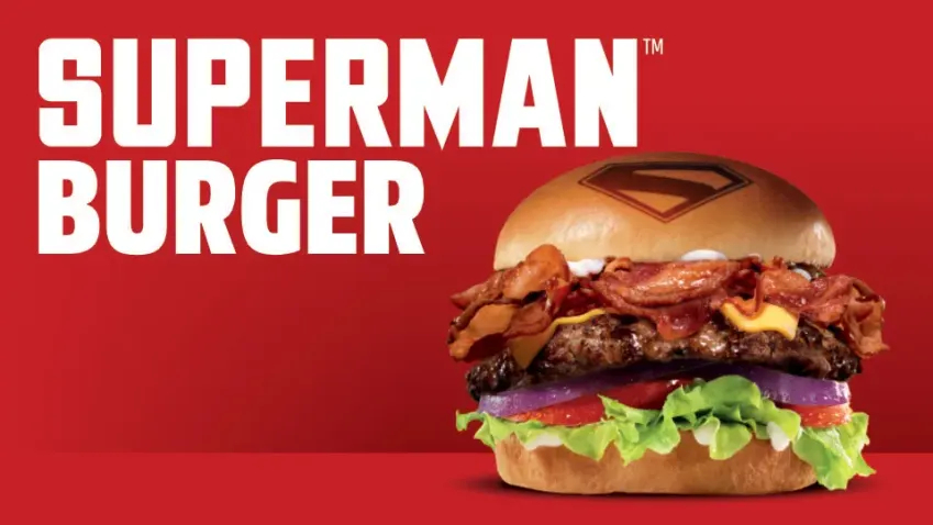 Picture of Superman Burger.