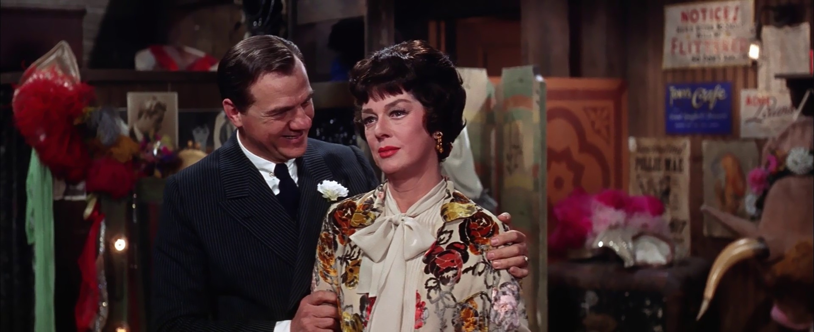 Karl Malden and Rosalind Russell