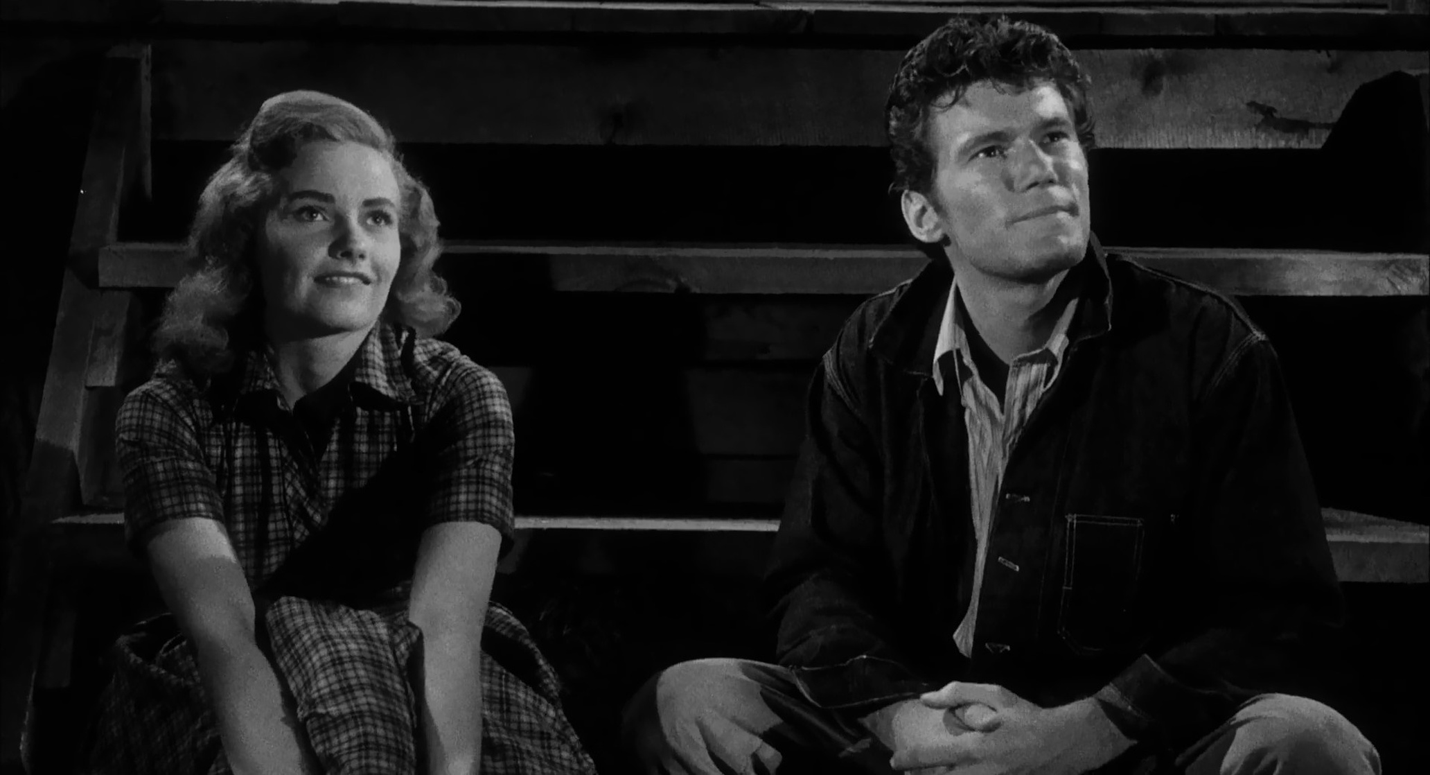 Sandra Knight and Mitchell Ryan