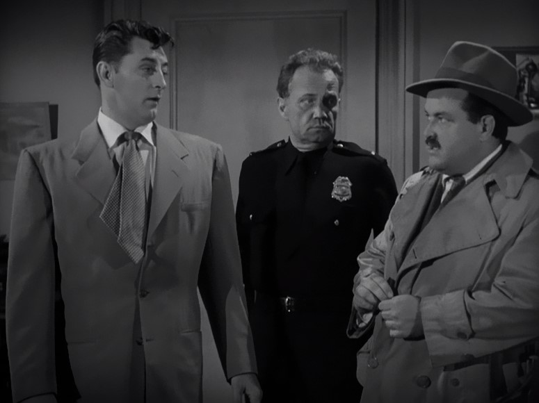 Robert Mitchum, Walter Sande and William Conrad
