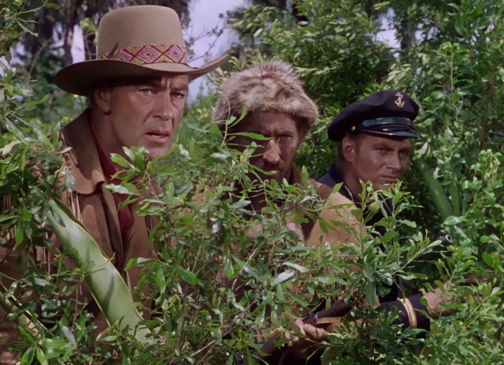 Gary Cooper, Arthur Hunnicutt and Richard Webb