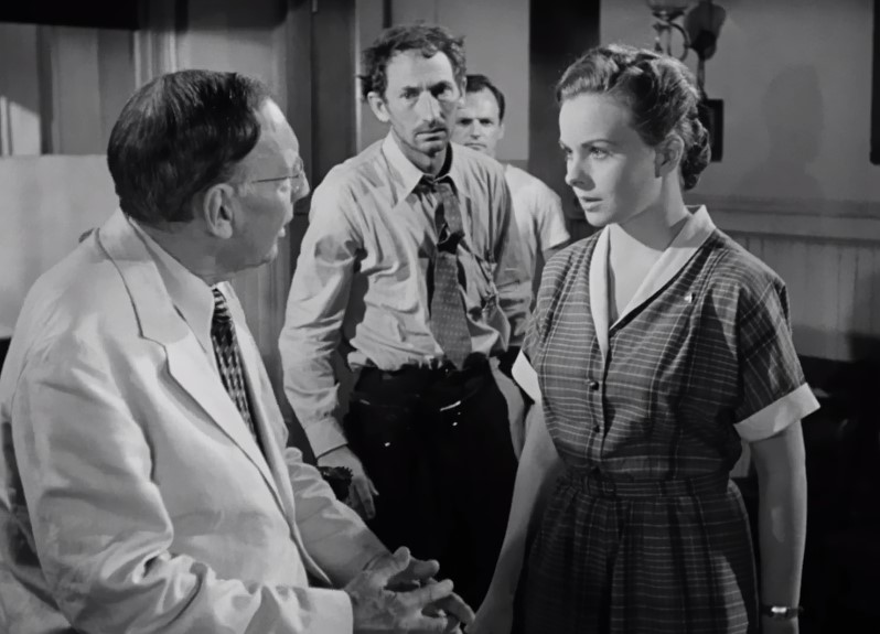 Basil Ruysdael, Arthur Hunnicutt and Jeanne Crain