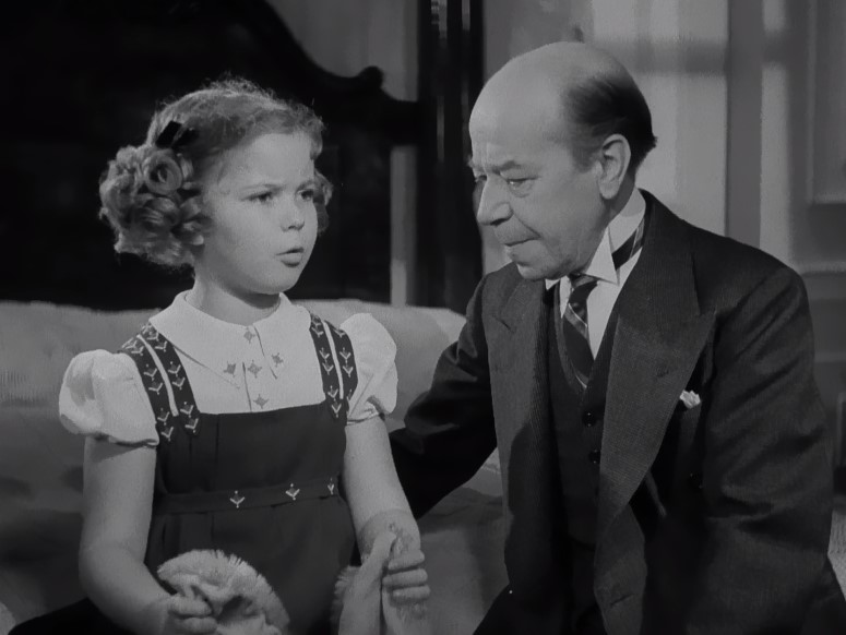 Shirley Temple and Donald Meek