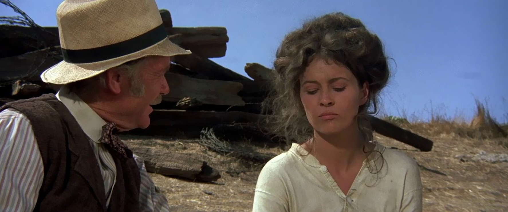 John Mills and Faye Dunaway