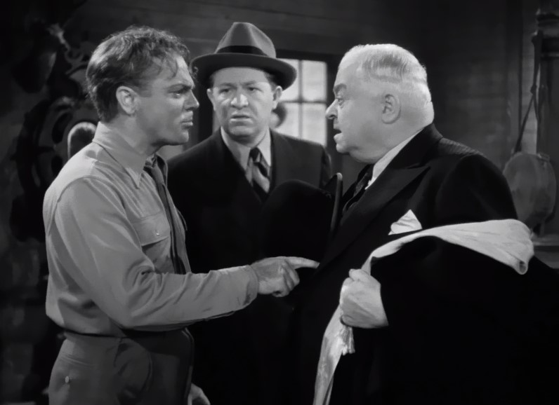James Cagney, Stuart Erwin and Harry Holman