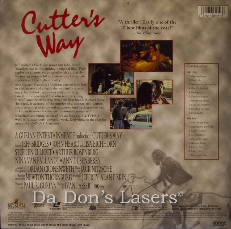Picture of Cutter's Way (1981)