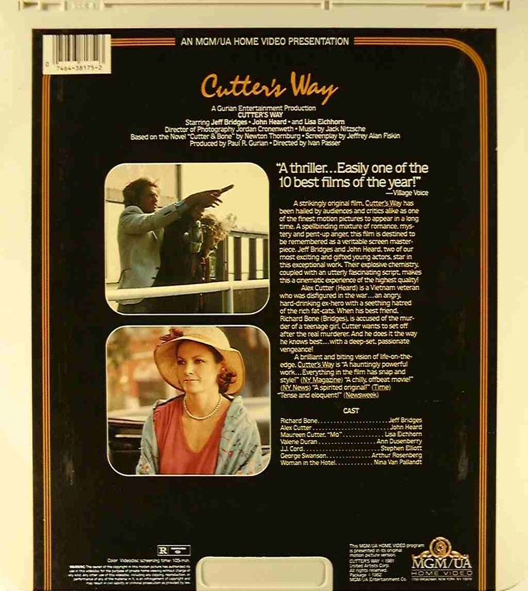Picture of Cutter's Way (1981)