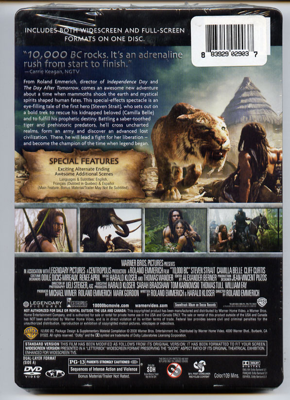 Picture of 10,000 BC (Steelbook)