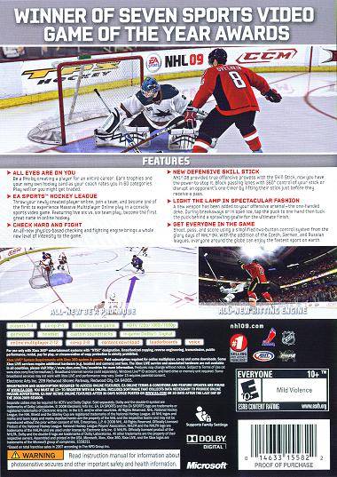 NHL 09 image