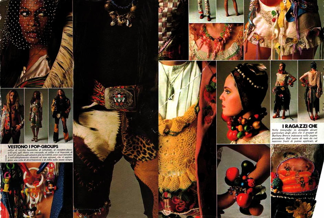 Bill Bowers and friends modeling their own creatio