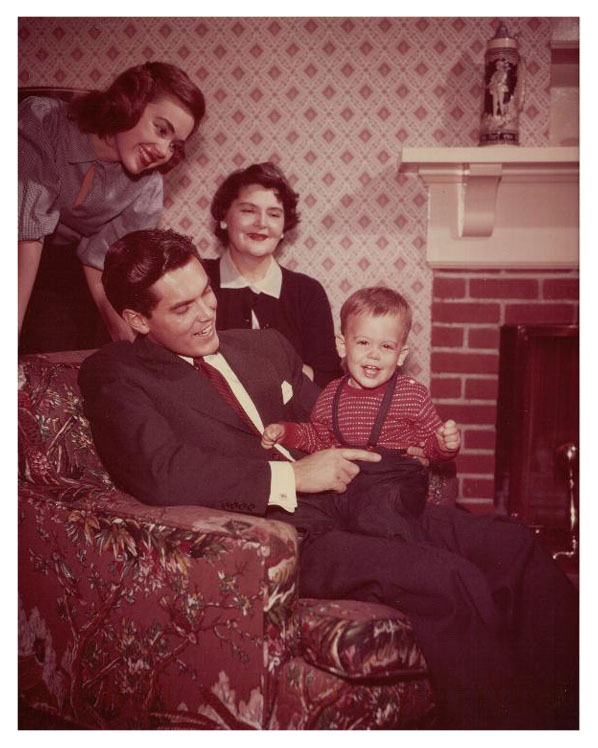 With Barbara Rush & son Chris