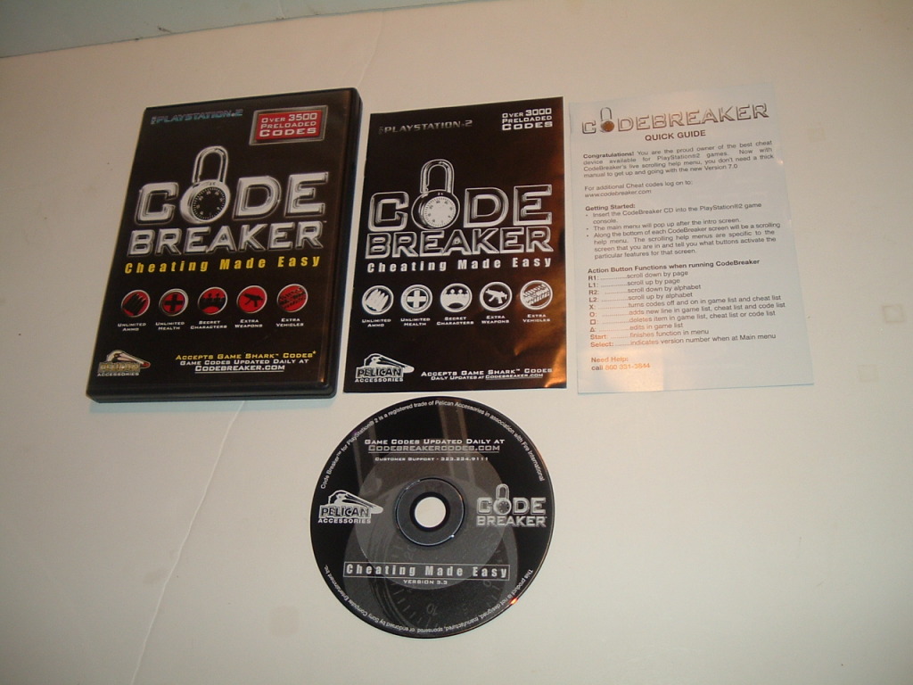 Picture Of Code Breaker Cheat Disc Picture Of Code Breaker Cheat Disc