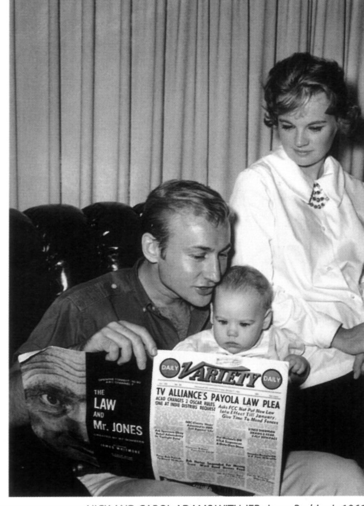 Nick Adams with his wife Carol & son Jeb