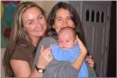 Trisha Todd, Tess Fields & their baby son Stryder