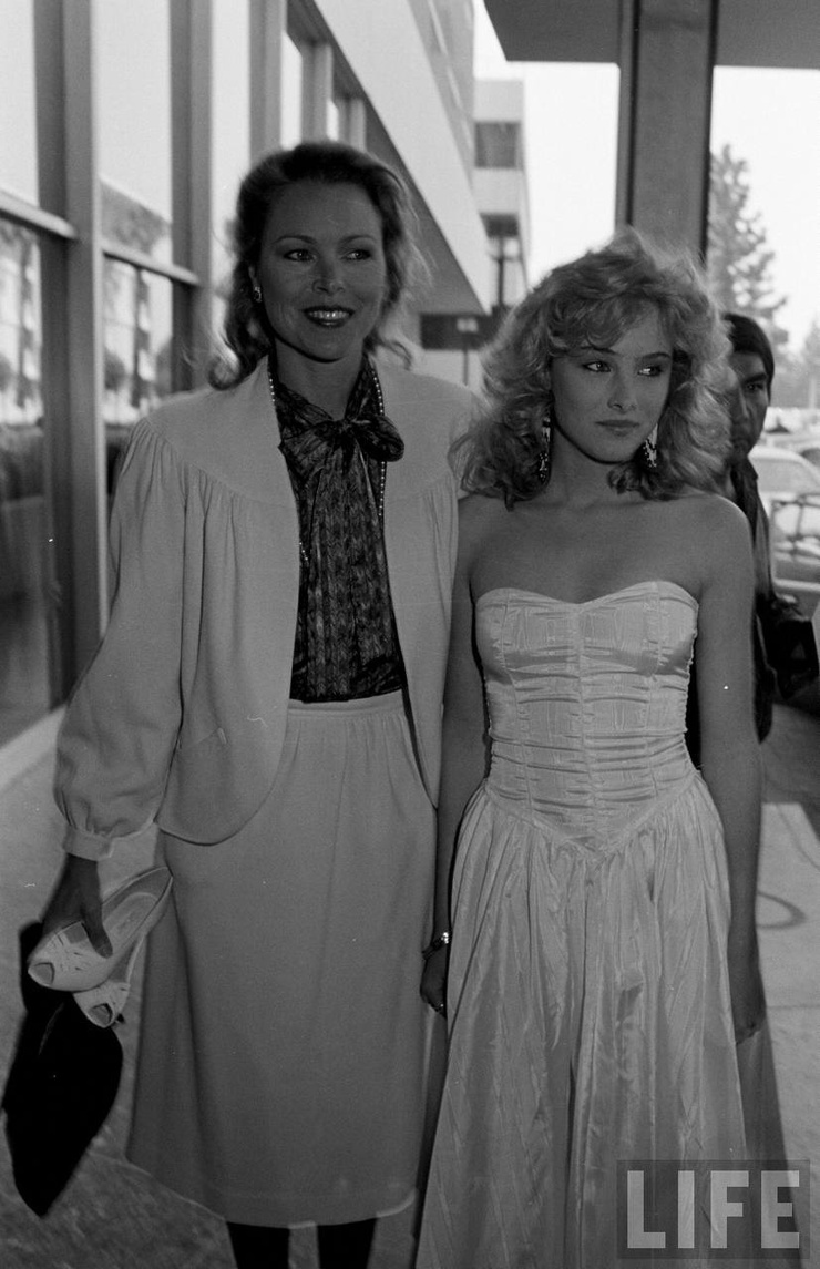 Michelle Phillips and Chynna Phillips