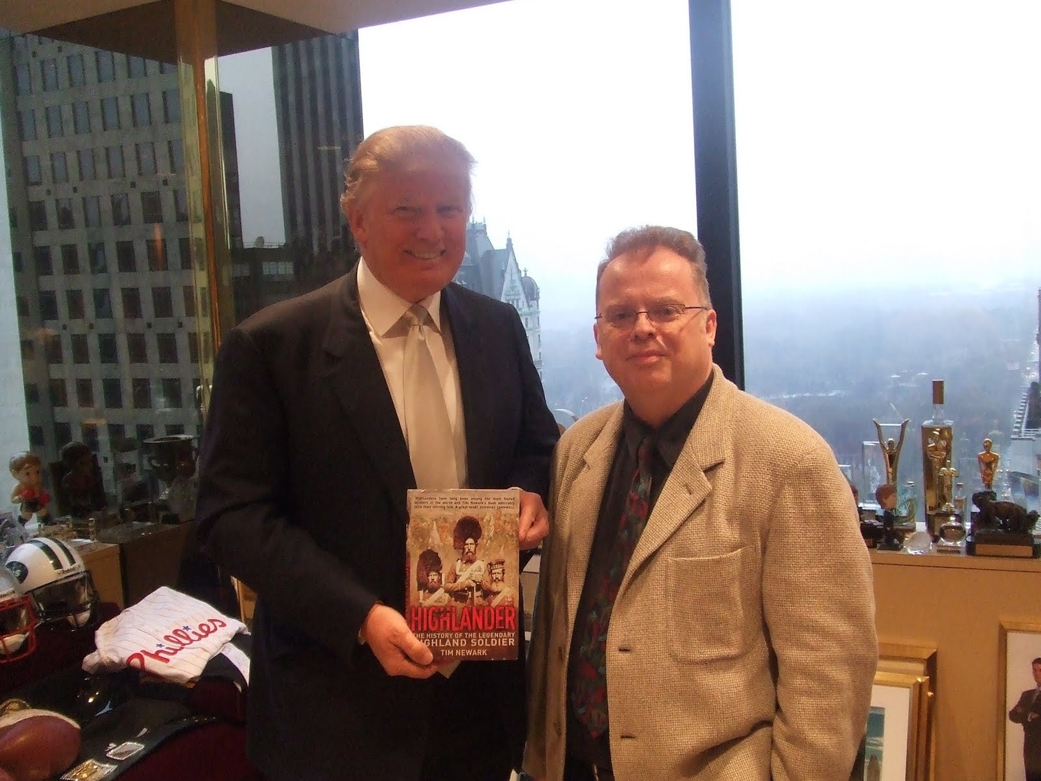 Donald Trump & historian Tim Newark