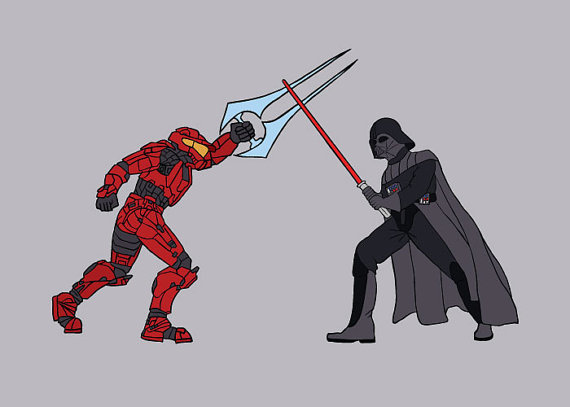 Darth Vader Vs Master Chief