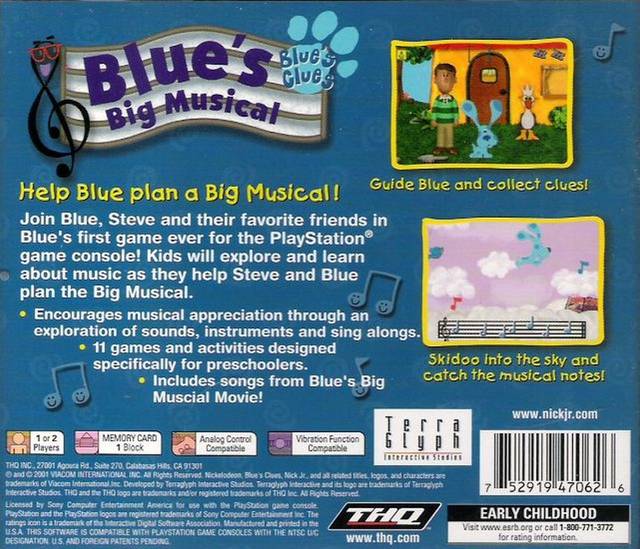Picture of Blue's Clues Blues Big Musical