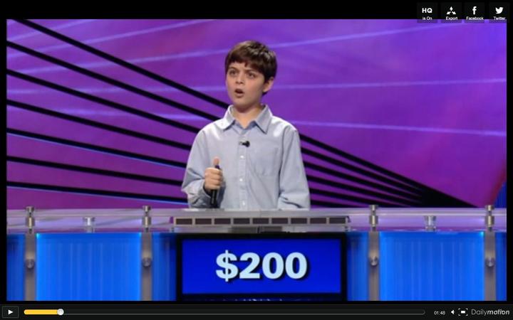 Picture of Jeopardy Kids Week July 6 2011