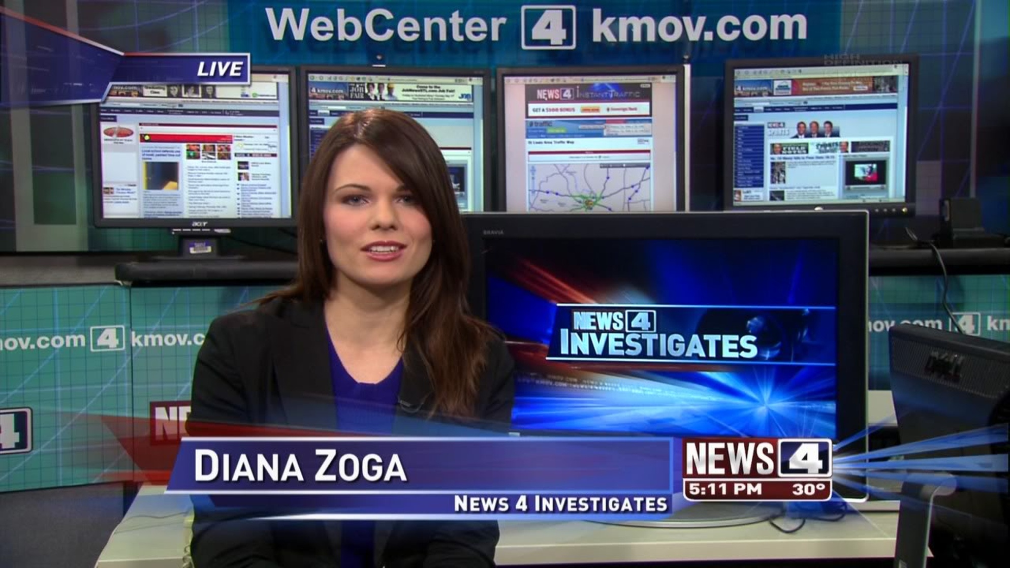 Diana Zoga News 4 Segment, 2009