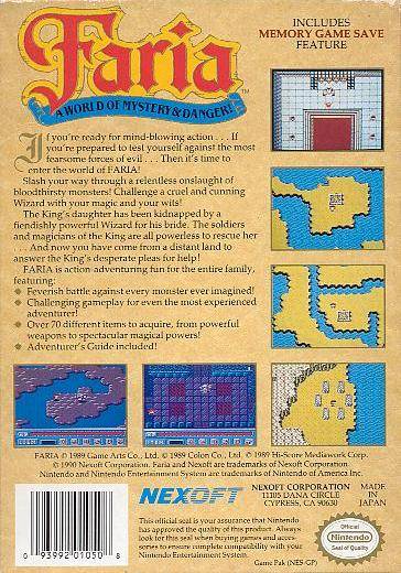 Faria: A World of Mystery and Danger image