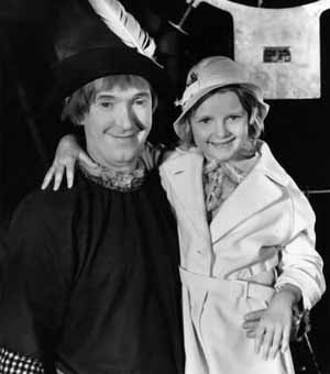 Stan Laurel and his daughter Lois