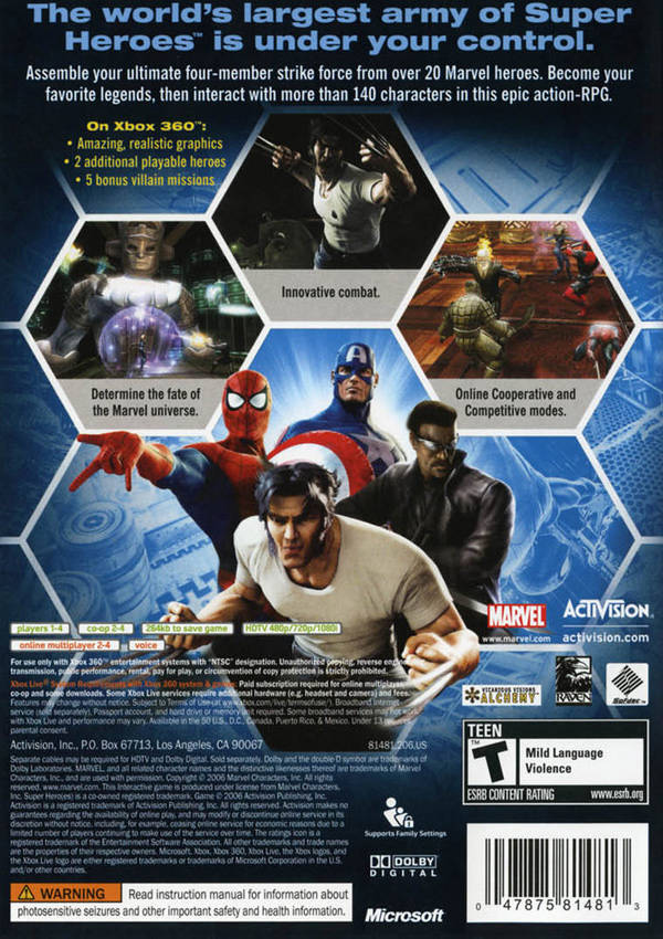 Picture of Marvel: Ultimate Alliance