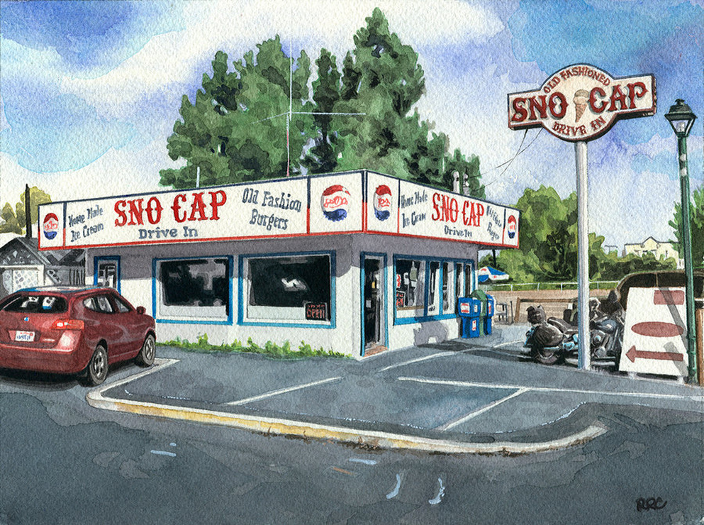Sno Cap Drive In, Sisters, OR