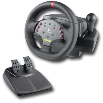 Picture of Logitech MOMO Racing Force Feedback Wheel for PC