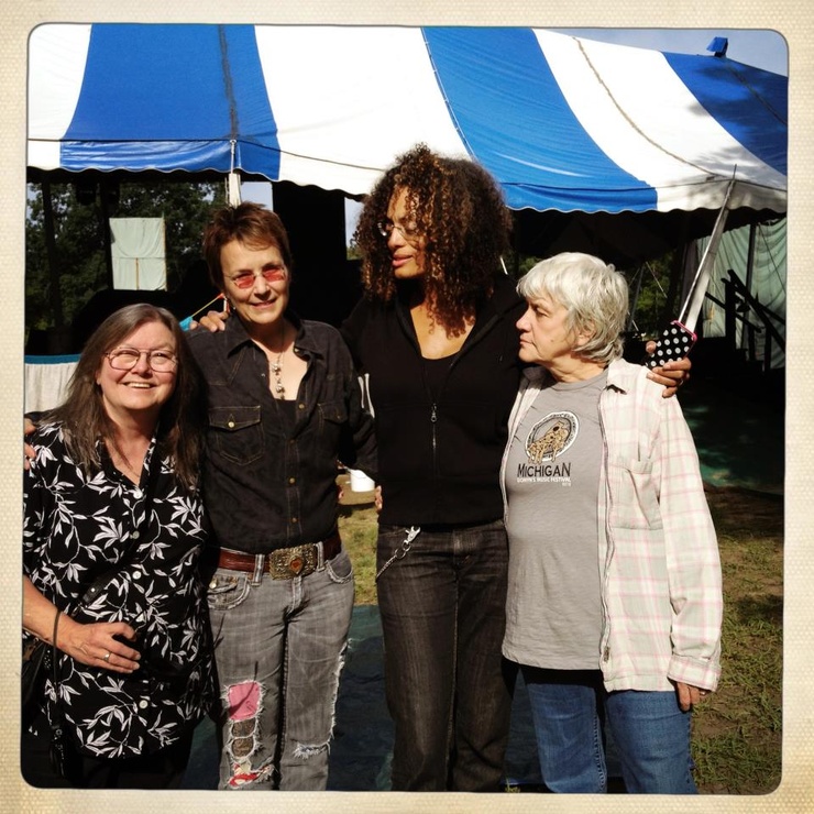 With Dorothy Allyson, Mary Gauthier, Alyson Palmer