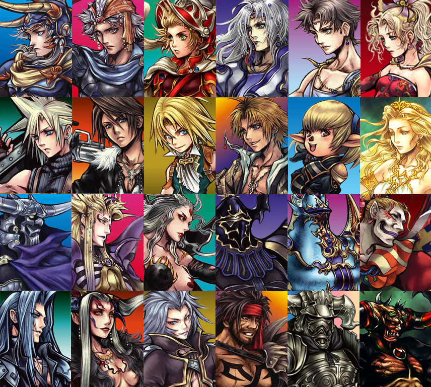 The Cast of Dissidia