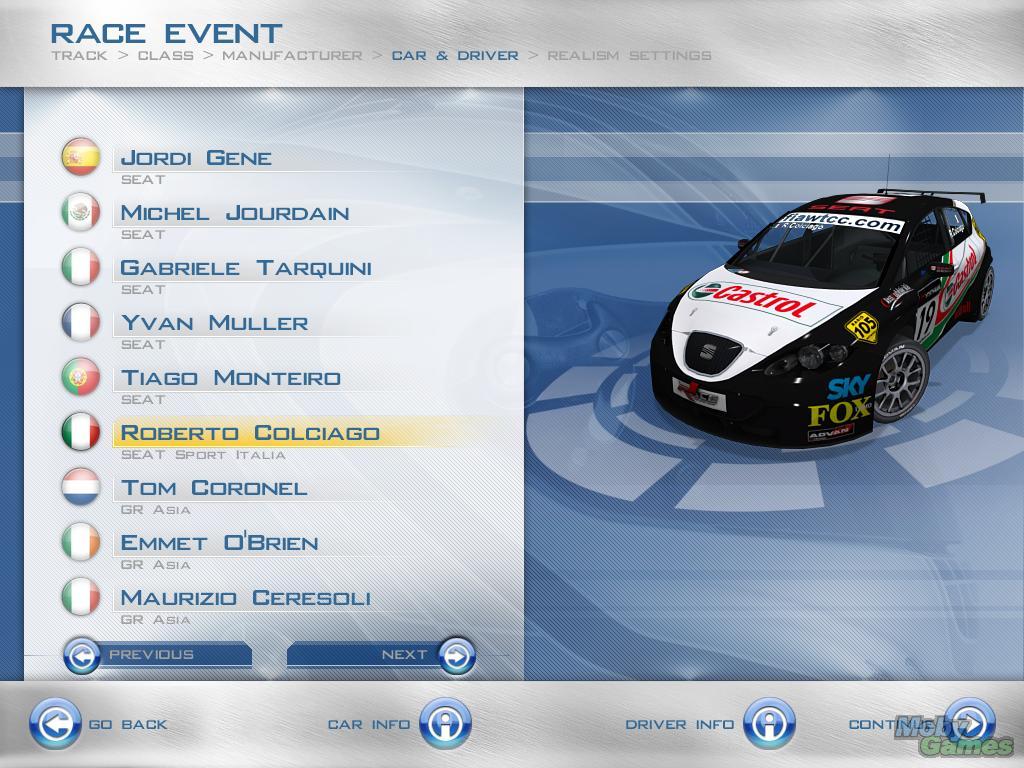 Image of Race 07: Official WTCC Game