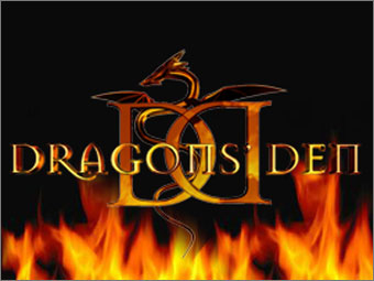 Dragons' Den fire logo
